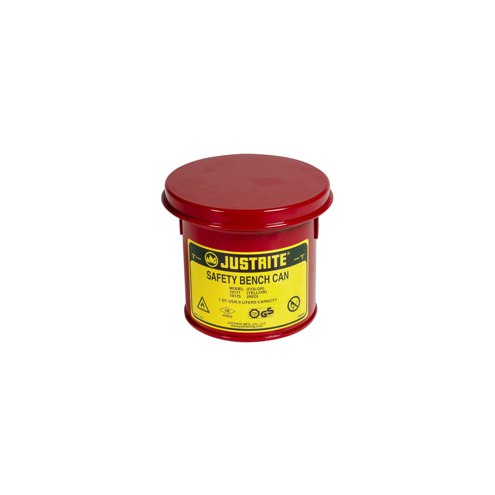 Justrite 1 litre Bench Can -10175